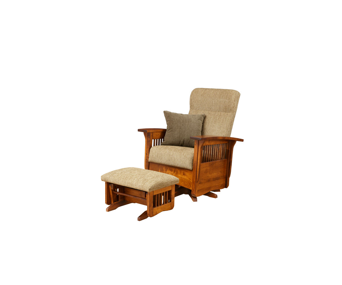 Mission Glider Ottoman - Dutch Home